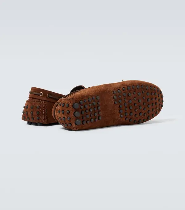 TOM FORD Rod Suede Driving Shoes - Brown