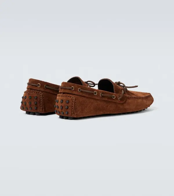 TOM FORD Rod Suede Driving Shoes - Brown