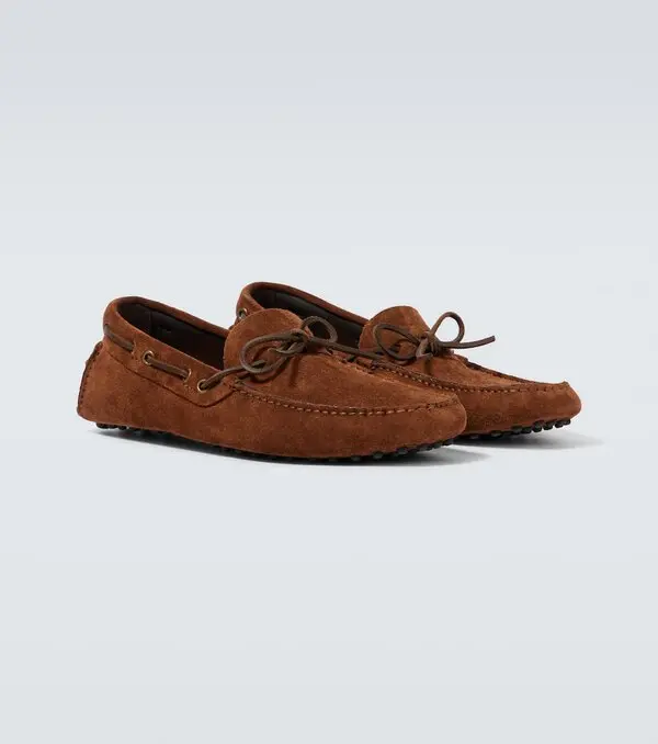 TOM FORD Rod Suede Driving Shoes - Brown