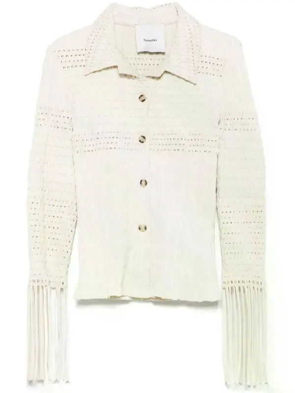 Nanushka Niceta Shirt - Neutrals