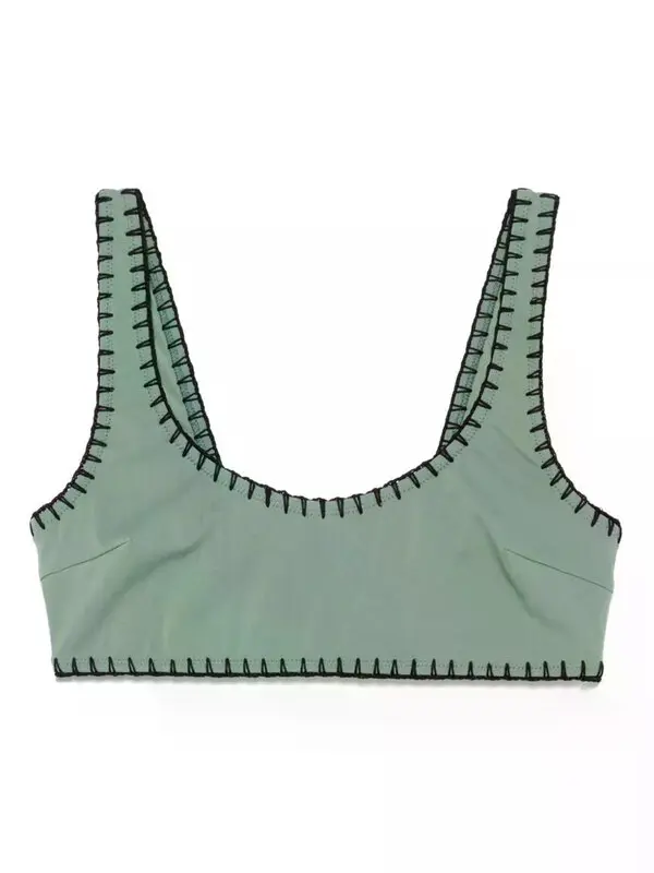 Nanushka Malti Bikini Top - Green