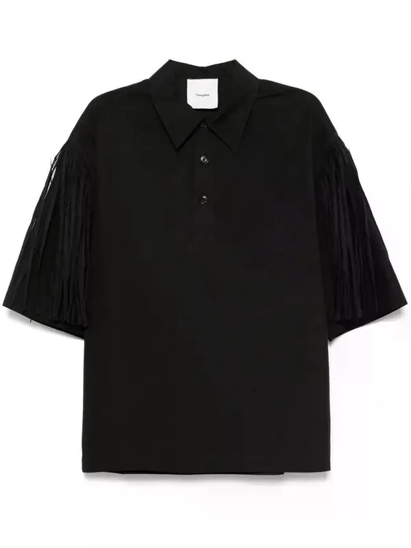 Nanushka Fringed Polo Shirt