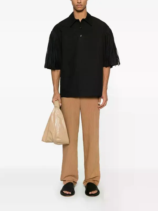 Nanushka Fringed Polo Shirt