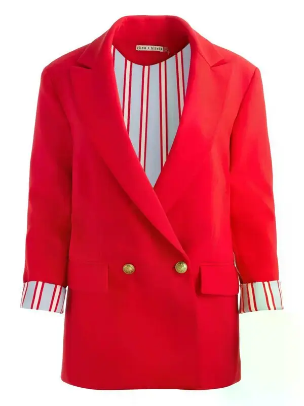 Alice + Olivia Arias Double-breasted Blazer