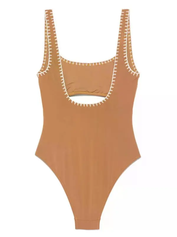 Nanushka Sorena Swimsuit - Brown