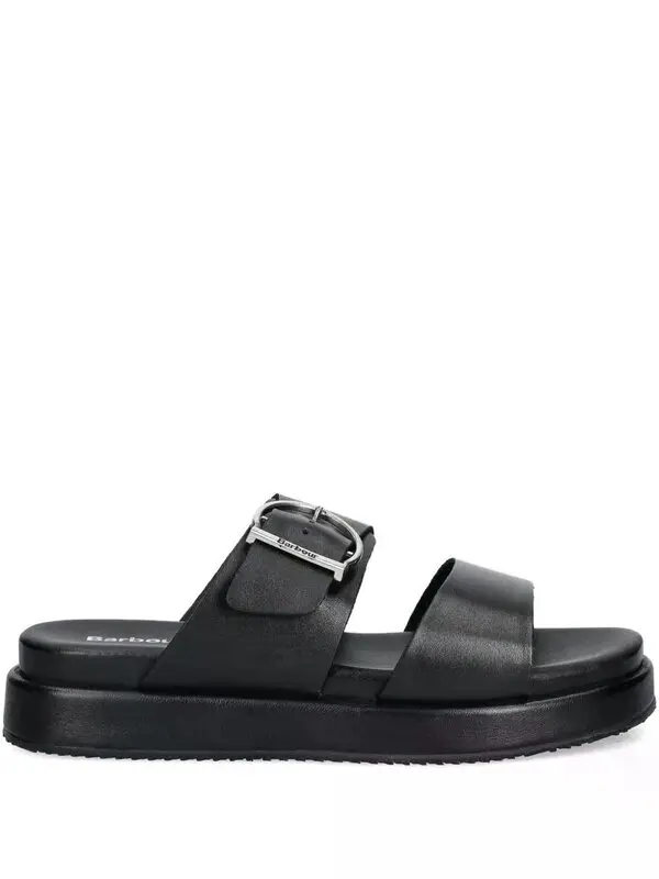 Barbour Leather Slides