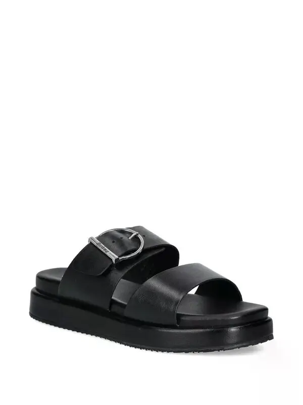 Barbour Leather Slides