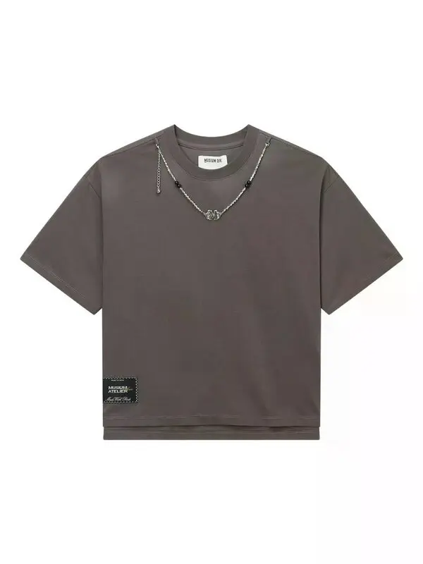 MUSIUM DIV. Chain-detail T-shirt