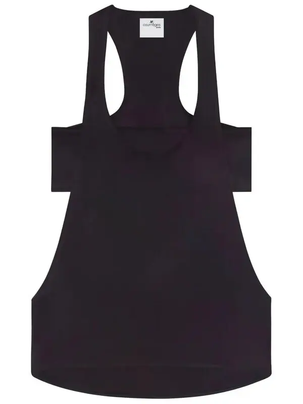 COURREGES Infinity Tank Top - Black