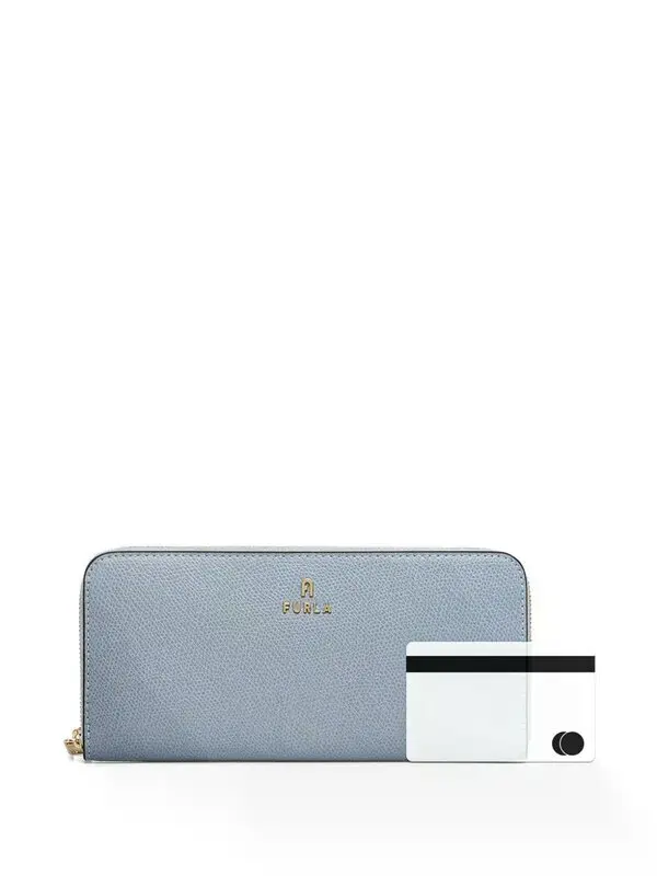 Furla Logo-lettering Wallet - Blue