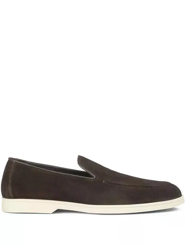 DOUCAL'S Suede Loafers - Brown