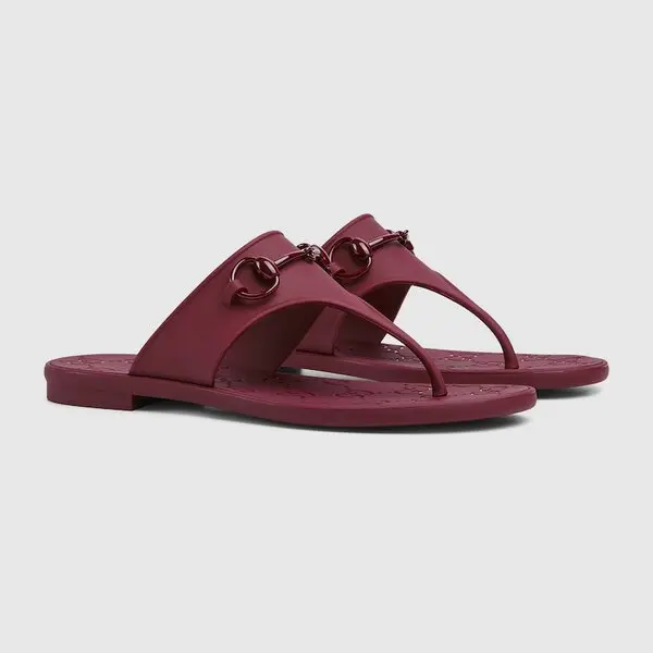 Gucci - Thong Sandal With Horsebit