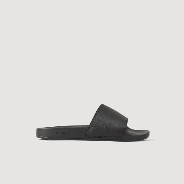 Sandro Saffiano-effect Sandals
