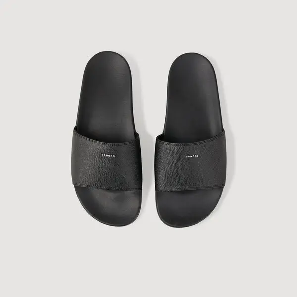 Sandro Saffiano-effect Sandals
