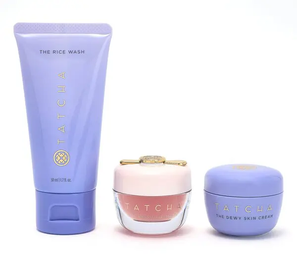 TATCHA Travel Wash & Dewy Skin Cream + Kissu - One-color