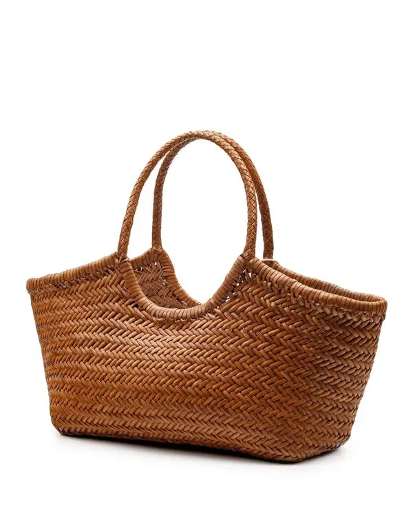 Dragon Diffusion Nantucket Leather Basket Bag - Tan