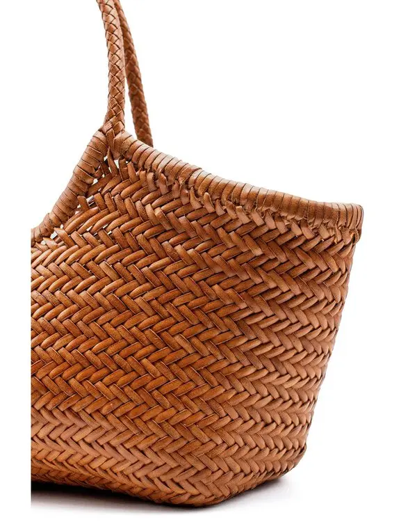 Dragon Diffusion Nantucket Leather Basket Bag - Tan