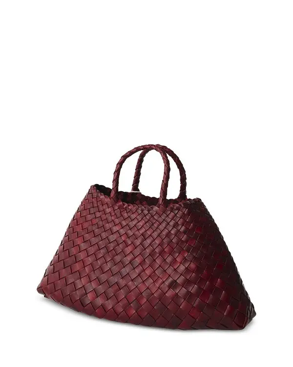Dragon Diffusion Santa Croce Small Leather Bag - Bordeaux