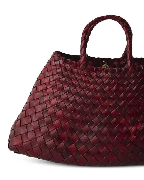 Dragon Diffusion Santa Croce Small Leather Bag - Bordeaux