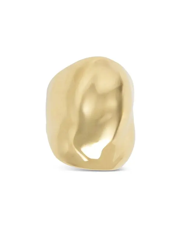 NINA GORDON Dylan Freeform Dome Ring - Gold