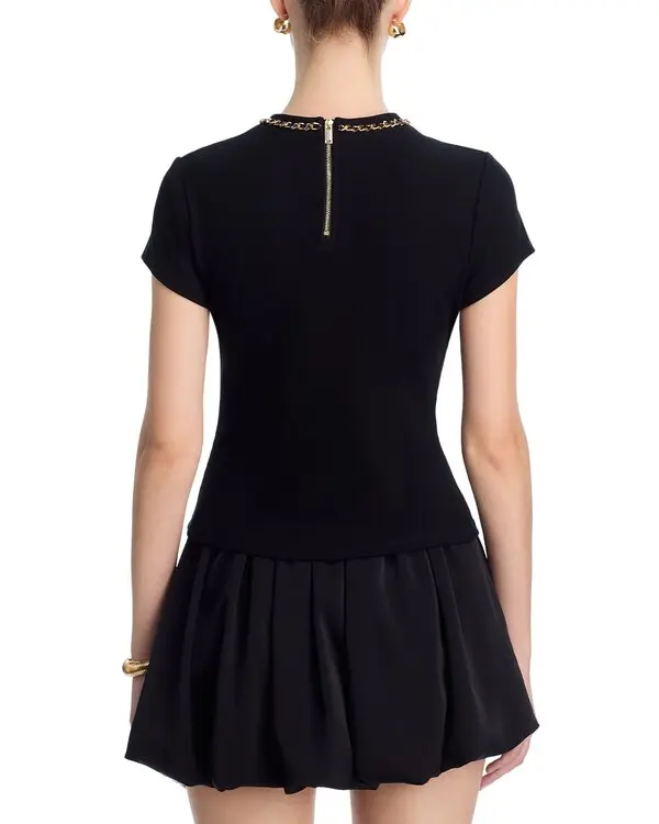 Generation Love Tate Chain Top - Black