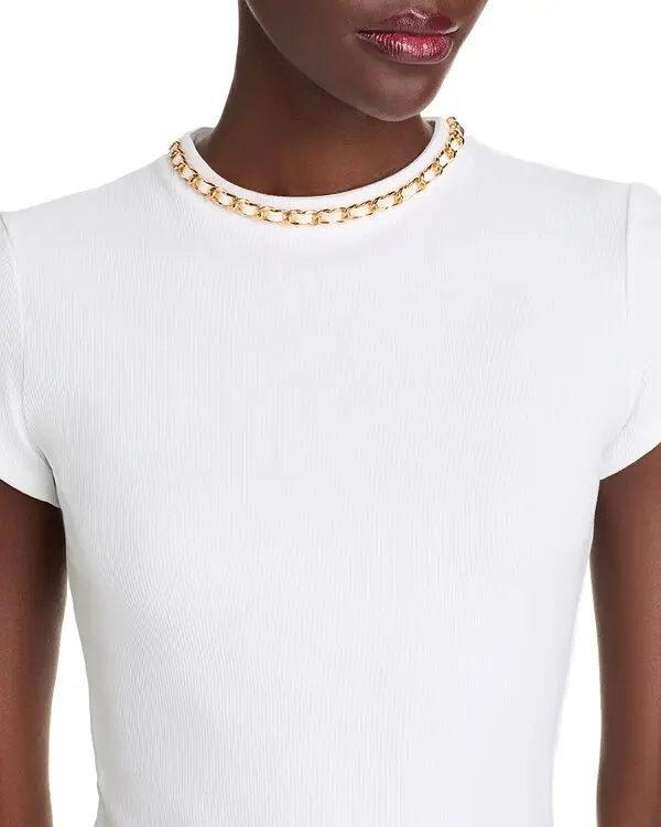 Generation Love Tate Chain Top - White