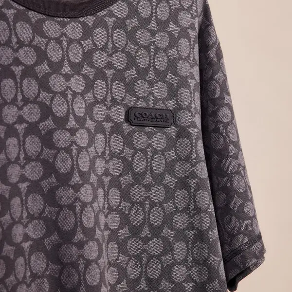 COACH® Restored Essential T-shirt - Charcoal Signature
