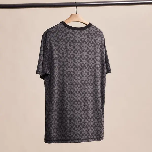 COACH® Restored Essential T-shirt - Charcoal Signature
