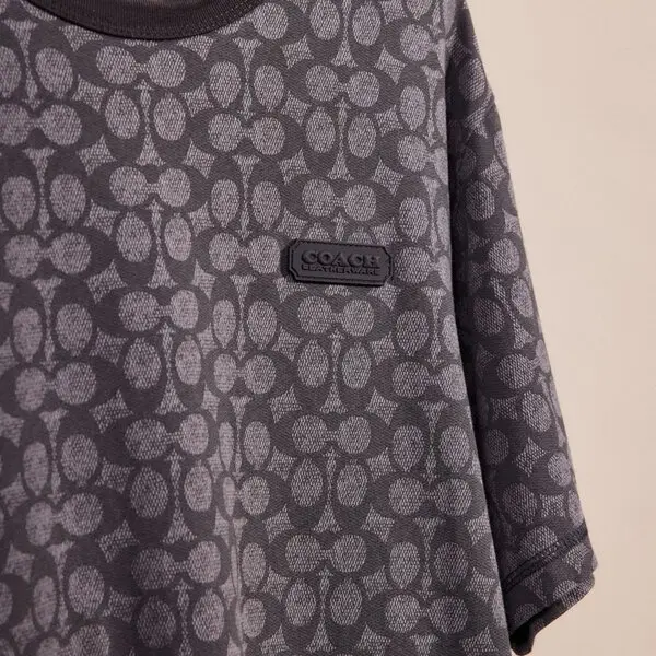 COACH® Restored Essential T-shirt - Charcoal Signature