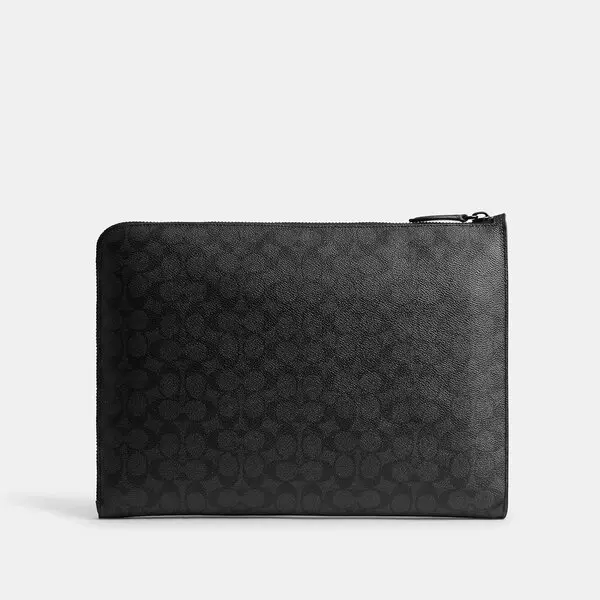 COACH Laptop Case In Signature Canvas
