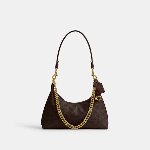 COACH Juliet Shoulder Bag 25 In Signature Canvas - B4/maple Maple
