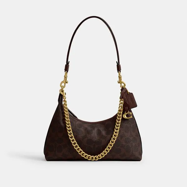 COACH Juliet Shoulder Bag 25 In Signature Canvas - B4/maple Maple