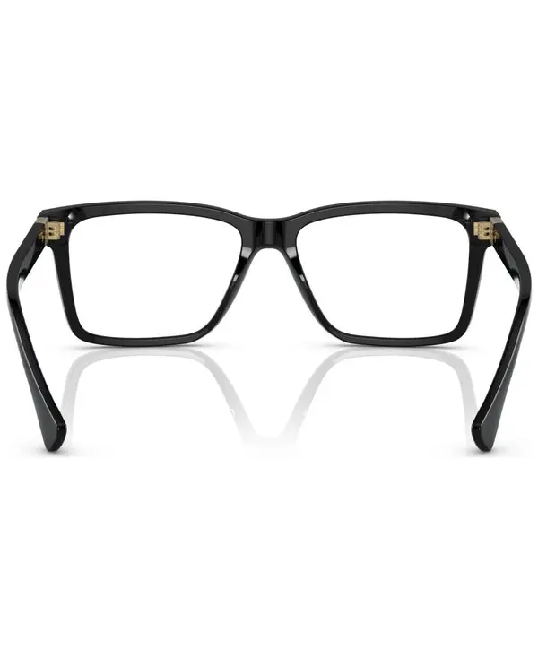 Versace Rectangle Eyeglasses - Black