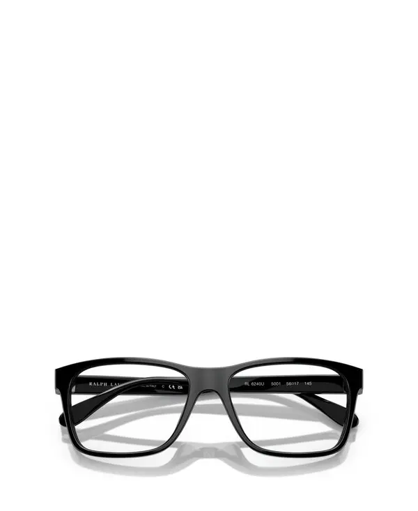 Ralph Lauren Rectangle Full Rim Eyeglasses - Black