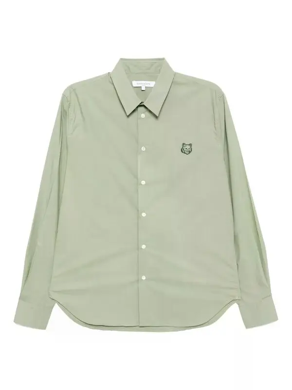 Maison Kitsuné Tonal Fox Head Patch Shirt