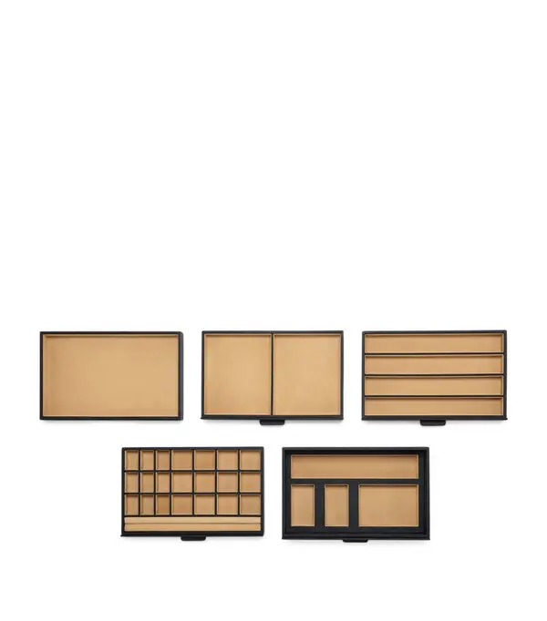 Smythson Panama Leather Jewellery Box