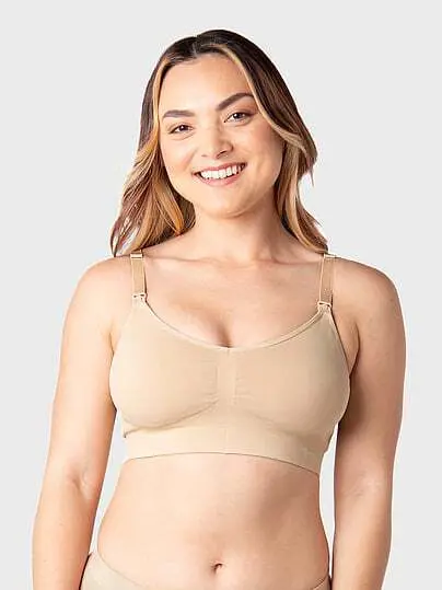 Victoria's Secret Hotmilk My Necessity Wireless Multifit Nursing Bra - Beige