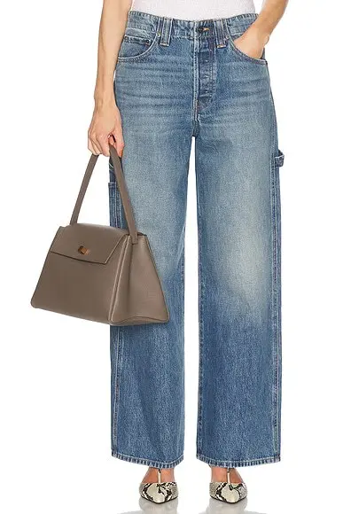 Khaite Sowen Wide Leg Jeans
