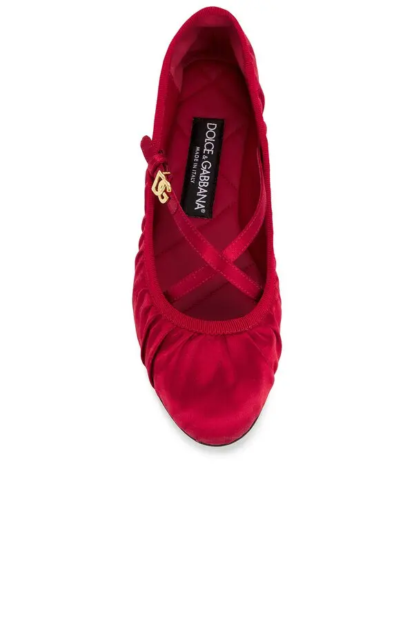 Dolce & Gabbana Ballerina Flat - Ruby