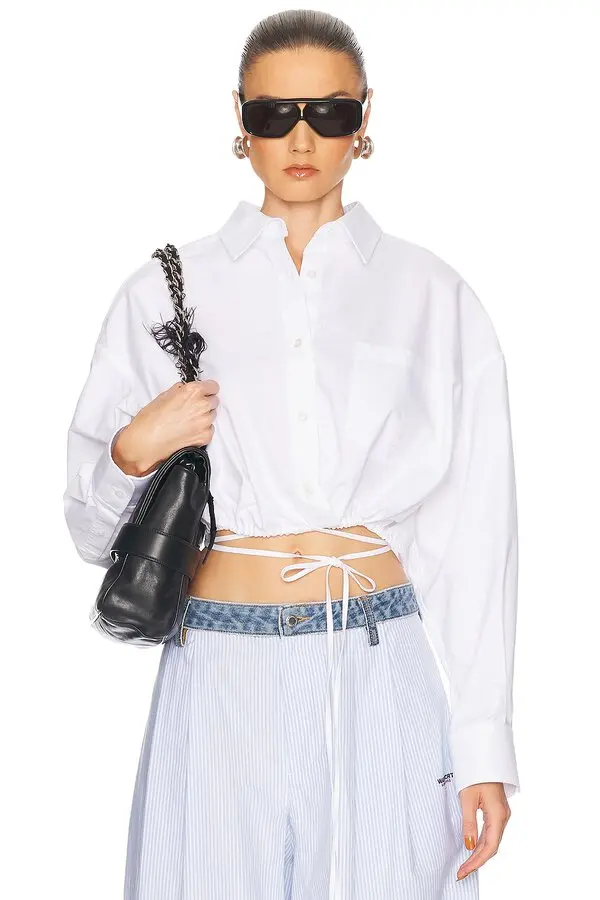 Alexander Wang Wrap Shirt - White