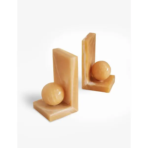 SOHO HOME Prato Onyx Bookends 11cm