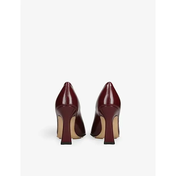 Bottega Veneta Sofia 90 Slip-on Leather Pumps - Wine
