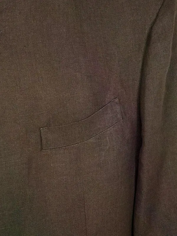 Boglioli Stand Collar Blazer - Brown