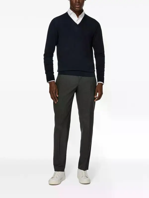 Boggi Milano Merino-wool V-neck Sweater
