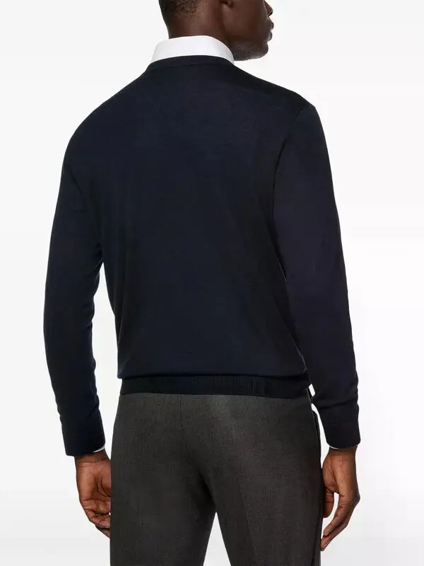 Boggi Milano Merino-wool V-neck Sweater