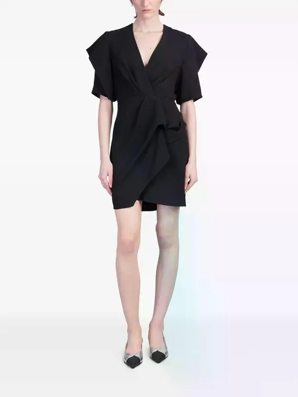 Iro Paris Asymmetric Mini Dress In Black - 48% Off | Editorialist