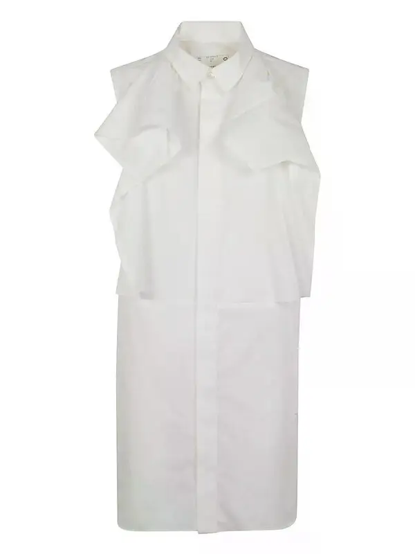 Sacai Ruffle-detail Shirt Dress