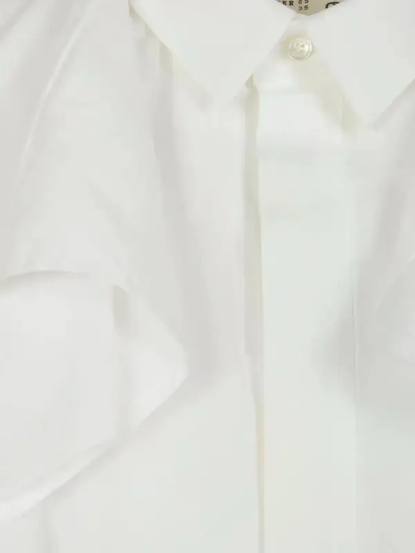 Sacai Ruffle-detail Shirt Dress