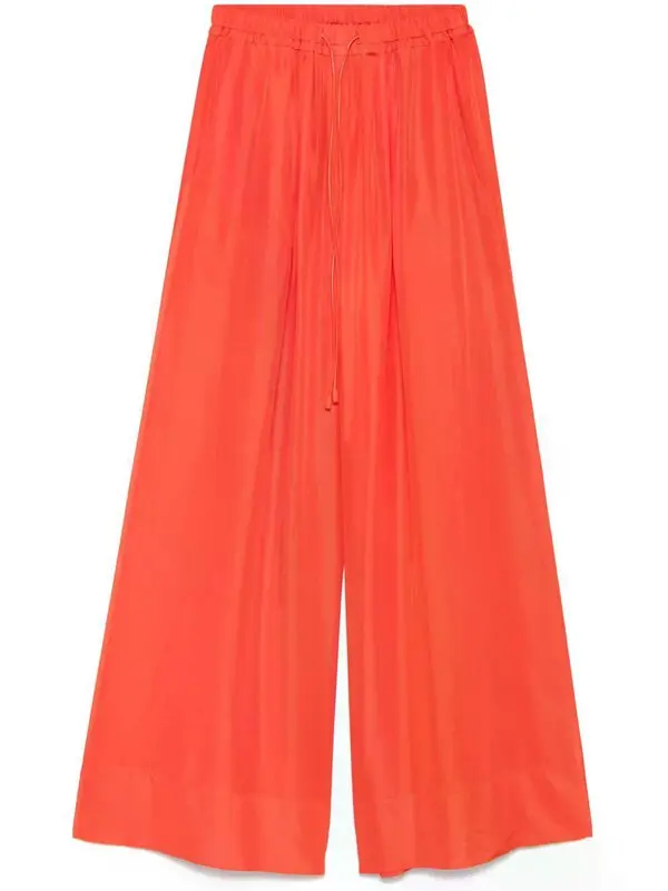 FORTE_FORTE Silk Trousers - Orange