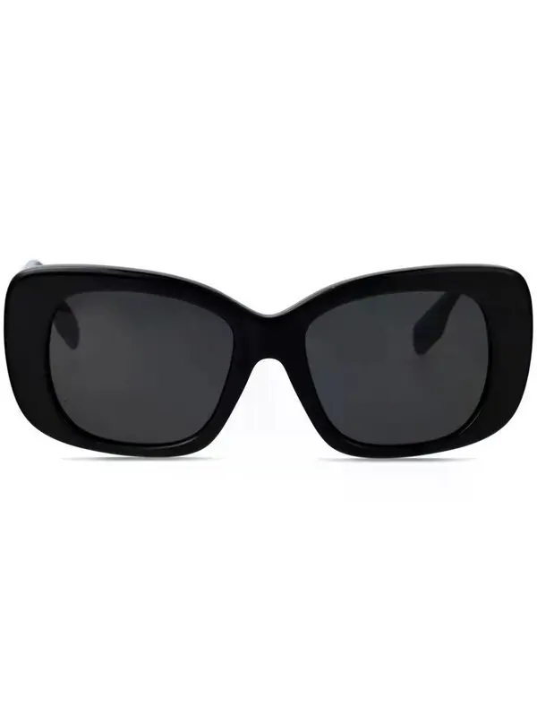 Burberry Oversized Logo Sunglasses - Black